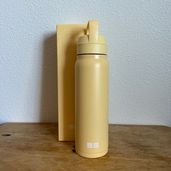 Uniqlo | Other | Uniqlo Yellow Water Bottle | Poshmark